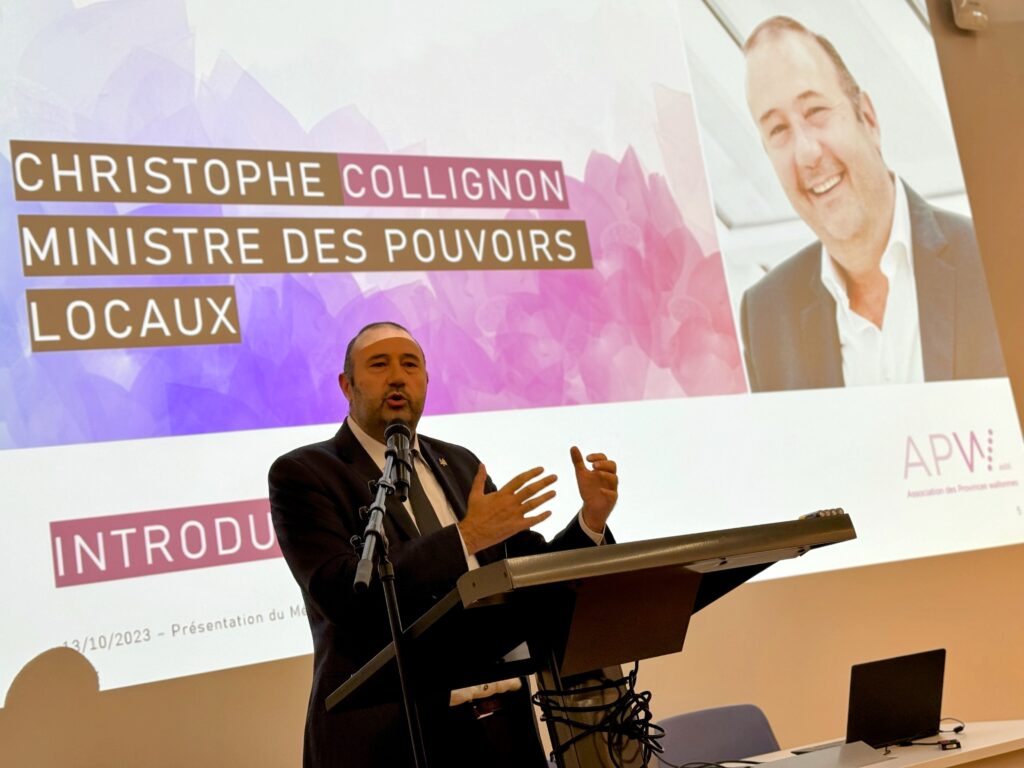 Christophe Collignon, Ministre Pouvoirs locaux